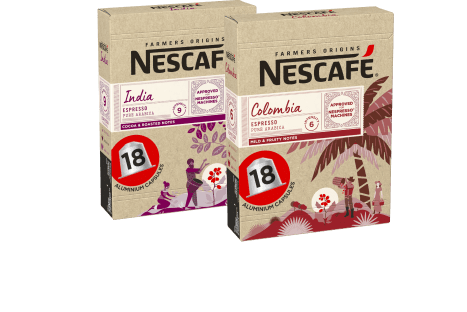 Carte rose à Nescafé