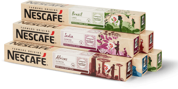 Carte rose à Nescafé