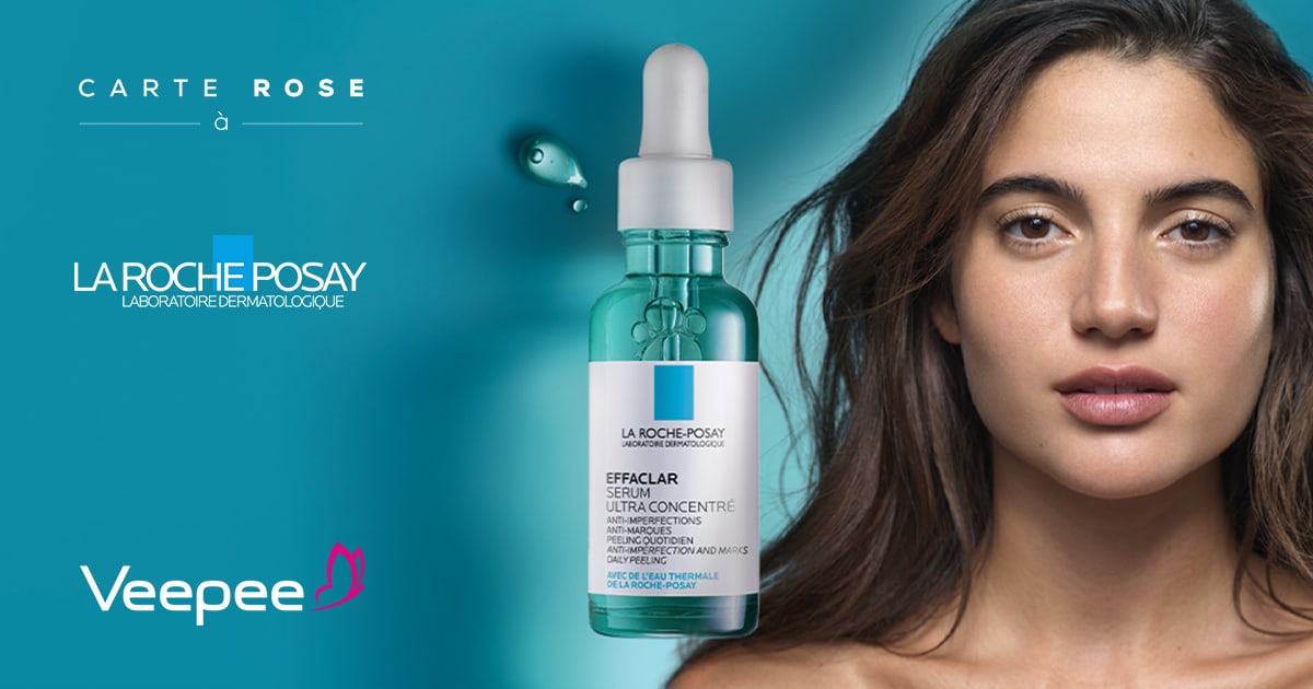 Carte rose à La Roche Posay